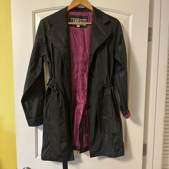 Rampage | Jackets & Coats | Rampage 34 Length Black With Purple Rain ...